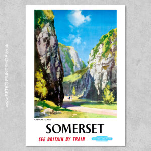 Railway Posters - retro vintage travel poster prints