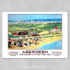 LMS & LNER Aberdeen Poster - Vintage Railway Posters, Retro Print Shop