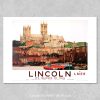 LNER Lincoln Poster #2 - Vintage Railway Posters, Retro Print Shop